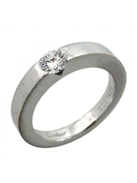 Cartier | Jewelry | Cartier Ring Date With 8k White Gold Diamond | Poshmark